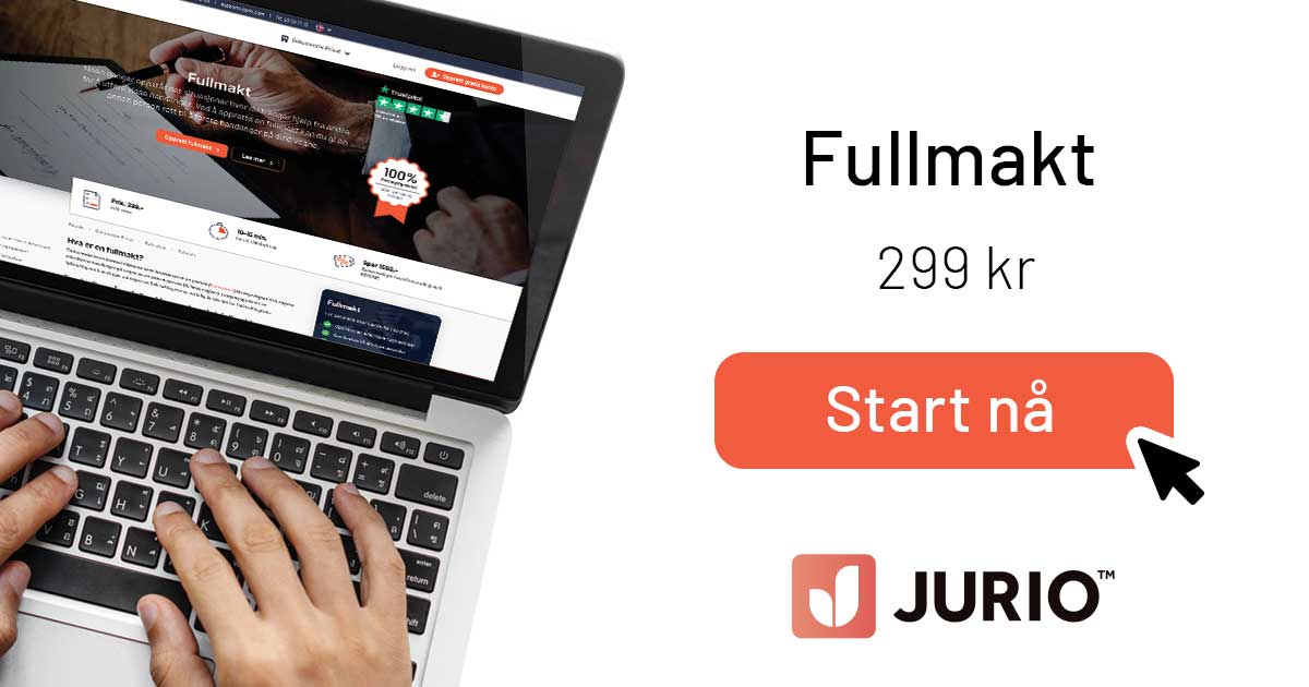 Fullmakt – Opprett en fullmakt til en rimelig pris – Jurio